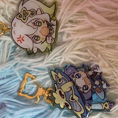Wanderer X Nahida genshin Impact 1.5-2 Inch Charms - Etsy
