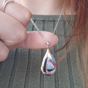 Cremation Urn Necklace Tiny Teardrop Urn Jewelry Cremation - Etsy