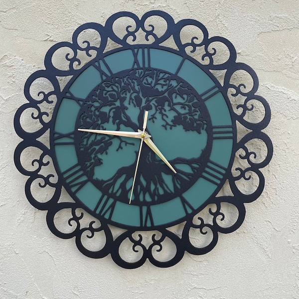 Tree of Life Clock - Etsy