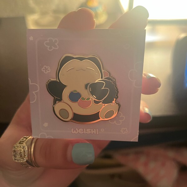 Snorlax Enamel Pin - Etsy