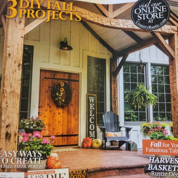 2023 FALL Country Rustic Magazine: Farmhouse-style, Country Home Decor ...