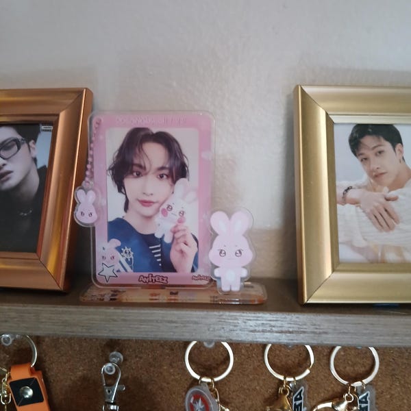 Yuqi Freak Red Rabbit Keychain Gidle - Etsy