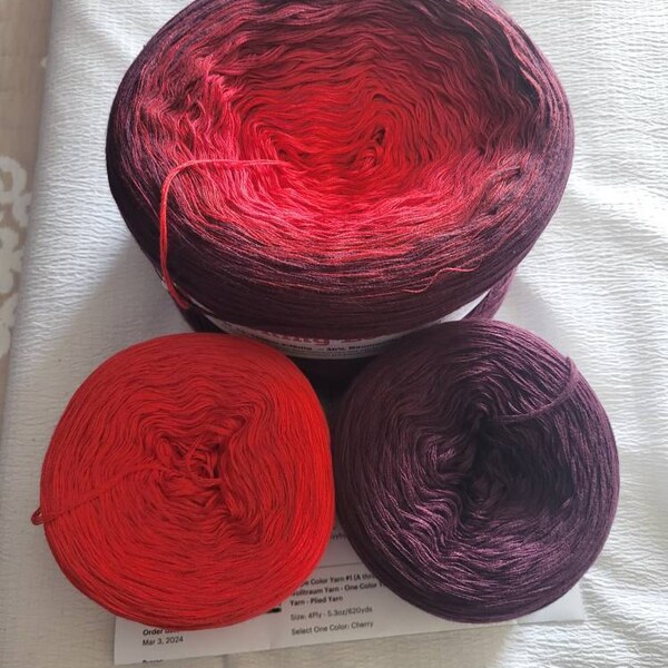 Single Color Yarn #1 (A Through N Names) - Uni Cakes - Wolltraum Yarn ...