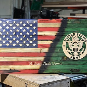 Us Army Wall Art Laser Cut Sign Gift Idea Army Unfinished Wood Crafts ...