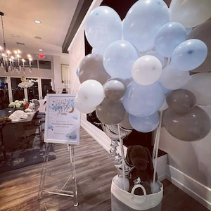 Over the Moon Baby Shower Backdrop, Over the Moon Birthday Backdrop, We ...