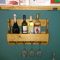 Rustic Drinks Rack, Wine, Vodka, Gin, Prosecco, Champagne, Drinks ...