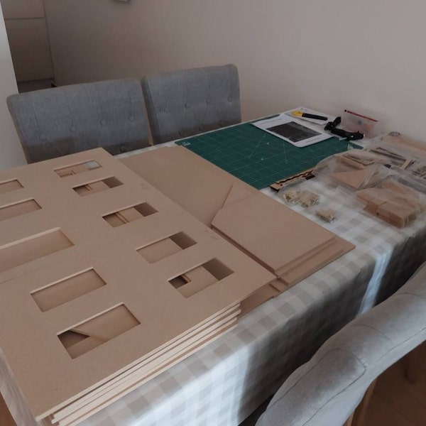 French House 1:12 3 Storey High KIT - Etsy