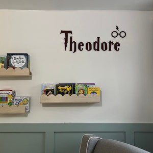 Wizard Nursery Sign Baby Name Sign Wizard Custom Wood Name Sign Over ...