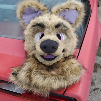 Fursuit Nose Pattern and Tutorial Pickable Plush Dog Snout W/ Nostrils ...