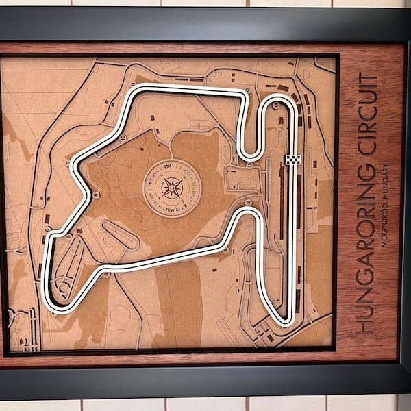 Interlagos 3D Wood Track Map Formula 1 F1 Wall Art Customizable - Etsy