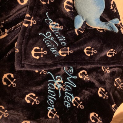 Baby Robe Personalized Name Embroidery Infant Child Bath - Etsy