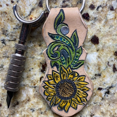 Leather Tooling Keychain Ring Fobs, Saddle Charms, Design Pattern Pack ...