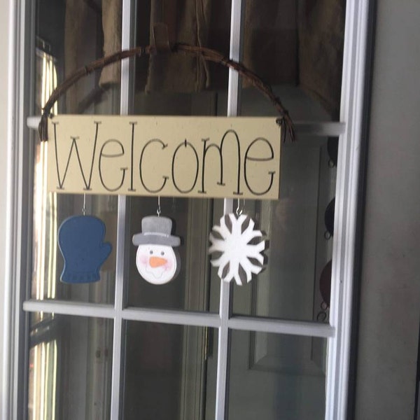 Monthly WELCOME SIGN (JANUARY) for Wall and Home Decor - Etsy