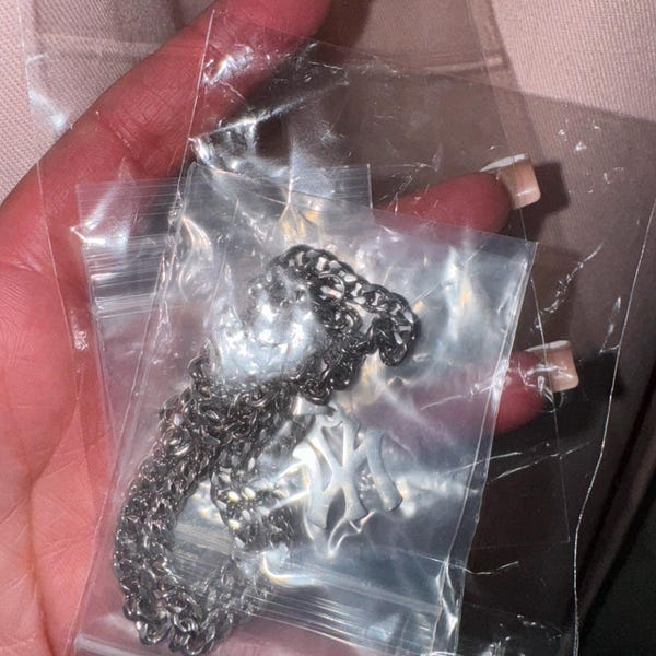 Silver Detroit D Necklace, Detroit D, D Necklace, Detroit Tigers Chain ...