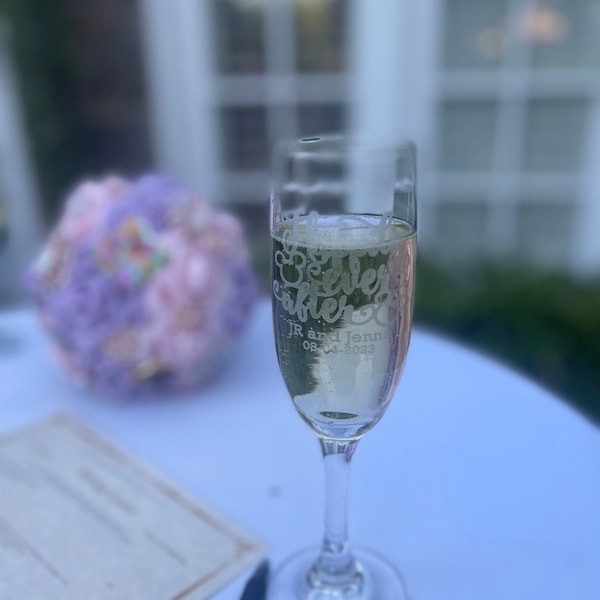 Mickey & Minnie Toasting Flutes, Happily Ever After Toasting Flutes ...
