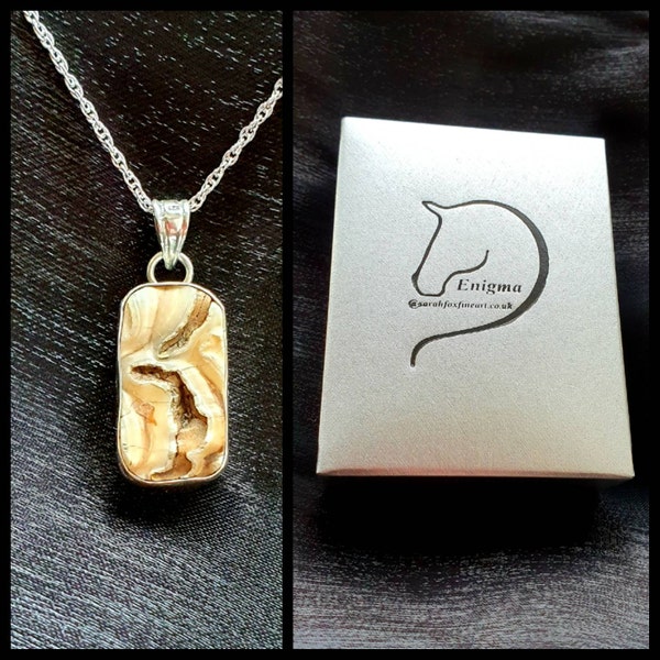 Horse Tooth Pendant, Silver Horse Tooth, Gold Horse Tooth,, Carved ...
