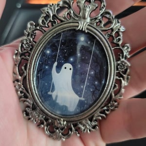 Tiny Baroque Framed Rustic Ghost Portrait 2x3 Inches - Etsy