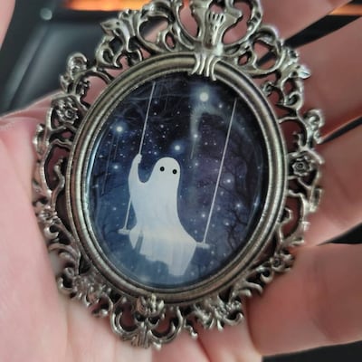 Tiny Baroque Framed Rustic Ghost Portrait 2x3 Inches - Etsy