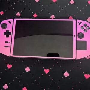 Red Abstract Watercolor Asus ROG Ally Skin, Protective ROG Ally Console ...