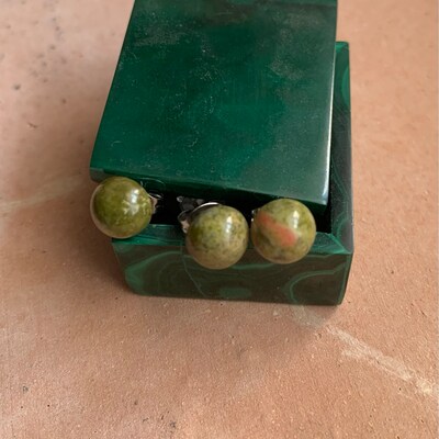 Hair Clip Lyna, Green & Gold, Glitter, Magic, Fimo, Polymer Clay ...