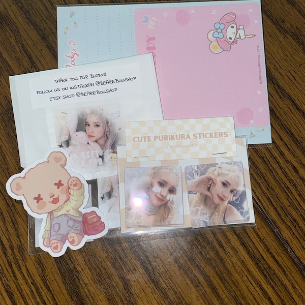 Kpop Purikura Sticker Set | Set of 20 - Etsy