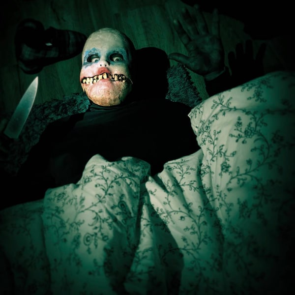 Horror Mask / Creepy Mask / Joker Mask / Clown Mask / Harlequin Mask ...