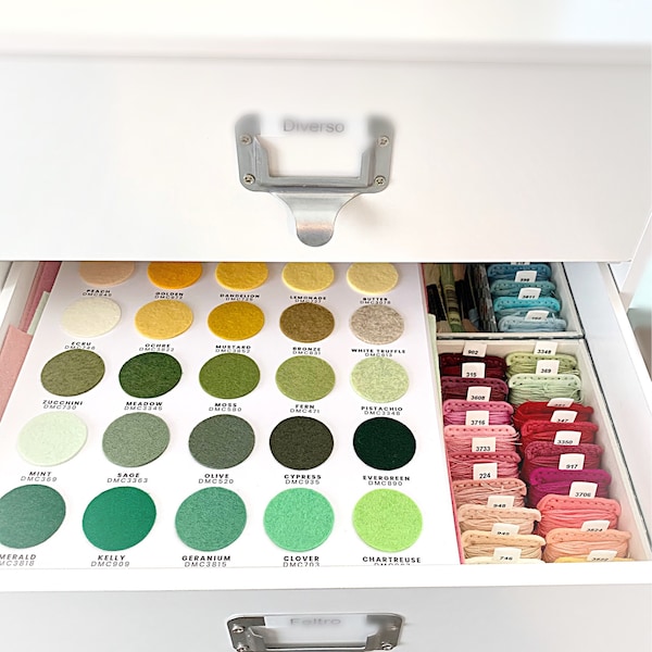 Felt Swatch Chart // Benzie // Color Samples, Felt Fabric Swatches ...