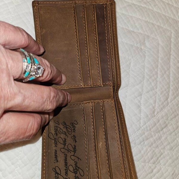 The Secret Life of Walter Mitty---wallet, Men's Leather Trifold Wallet ...