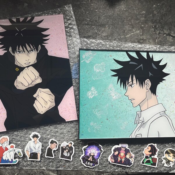 Jujutsu Kaisen's Saturo Gojo X Glitter Background - Etsy