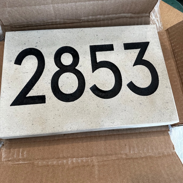 Address Stone, House Number, - Etsy