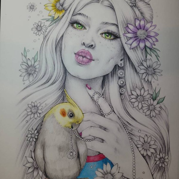 Summer Mood | Coloring Page | Printable Adult Colouring Pages Book ...