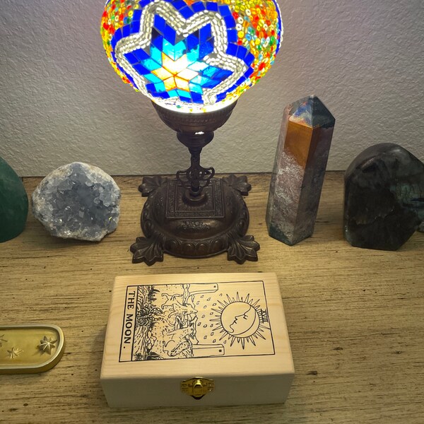 Tarot Cards Box 13 Designs,handcrafted for Storing Your Cards , Hinged ...