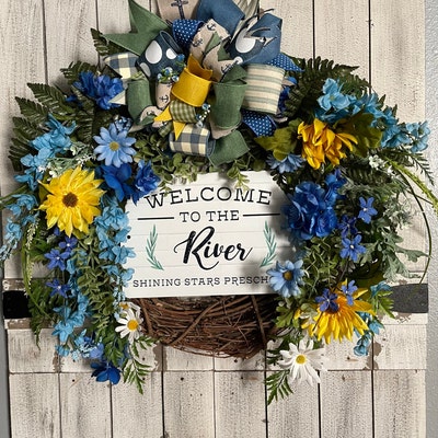 Personalized Welcome to the River Metal Sign 8 X 12 Welcome Sign ...