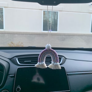 Handmade Heart Macrame Car Charm Couple Gift Boho Party | Etsy