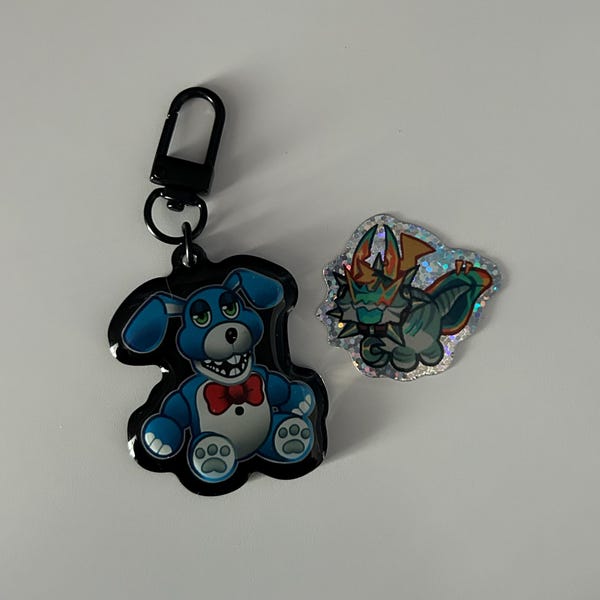 The Walten Files - Acrylic Keychains - Bon, Banny, Sha, Boozoo, Billy ...