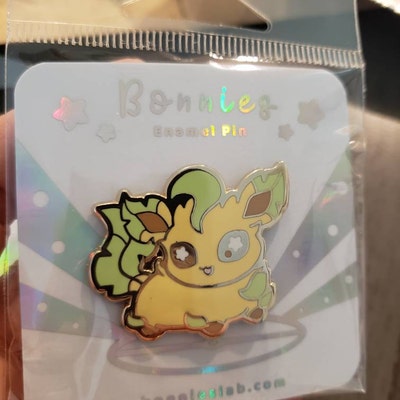 Chibi Leafeon Enamel Pin - Etsy