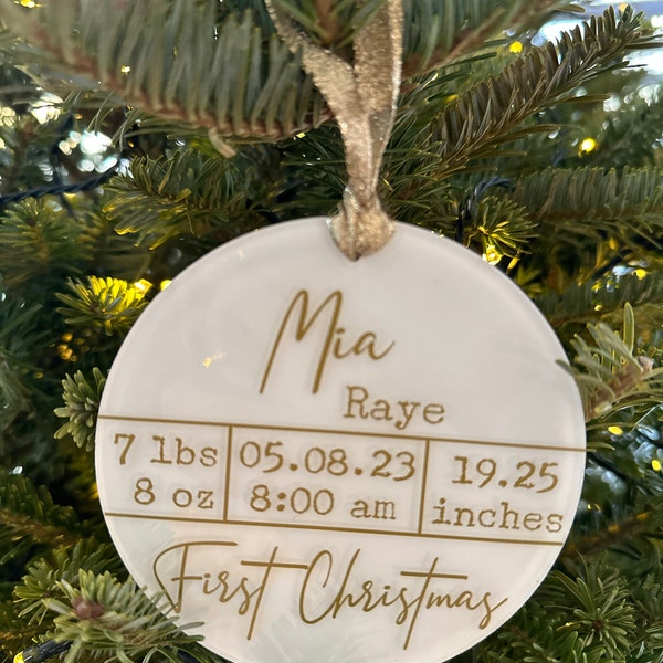 Birth Announcement Sign, Personalized Birth Stats Sign, Custom Baby ...