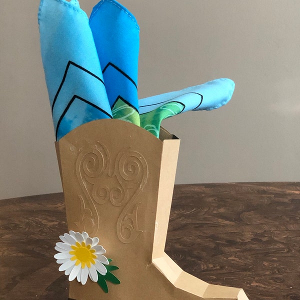 Cowgirl Boot - 3D Project for Manual Cut or Machine Cutting File ...