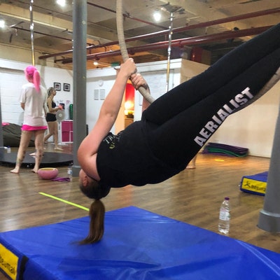 Trapeze Aerialist & Circus Arts Wait for the Hep Acrobat Decal Sticker ...