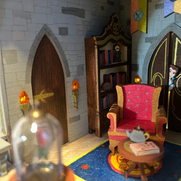 Witches and Wizards Book Nook Bookshelf Art - DIY KIT - Etsy