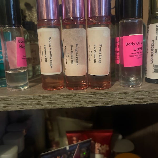 You Choose Perfume Oil, Body Oil, Roll On, Scented Oil Perfume, Body ...