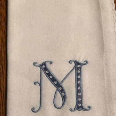 Webster Monogram Machine Embroidery Font Alphabet 3 Sizes - Etsy