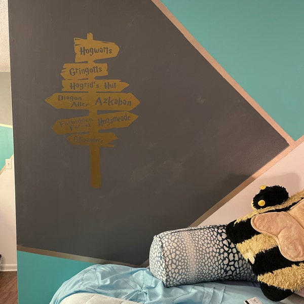 Harry Guideboard Wall Stickers for Home Decor Kids Room Decoration ...