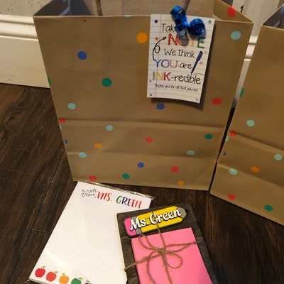 Take Note We Think You Are Ink-redible Gift Tags, Employee Appreciation ...