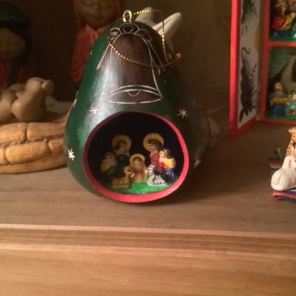 Nativity Set Gourd, Nativity Scene, Christmas Decorarion - Etsy