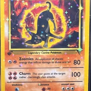Custom Pokemon Card, Pet as Pokemon , Pokemon Card, Turn Your Pet Into ...
