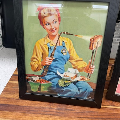 Retro Kitchen Art Pin-up Art Vintage Kitchen Pin-up Print Choose From 4 ...