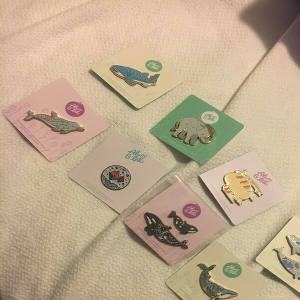 Happy Whale Shark Enamel Pin - Etsy