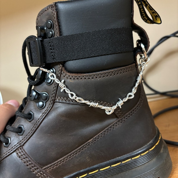 Barbed Wire Grunge Punk Chain Boot Charms Doc Marten - Etsy
