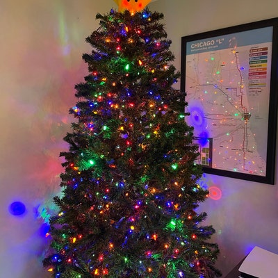 Large Power Star Christmas Tree Topper - Etsy Canada